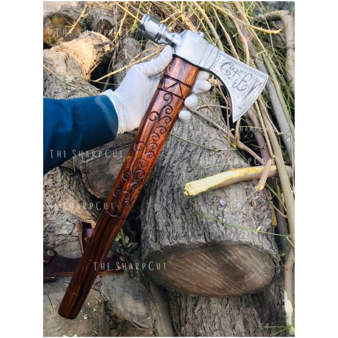 Engraved Axe Patriot Tomahawk Viking Bearded Nordic Movie Lover Axe ...