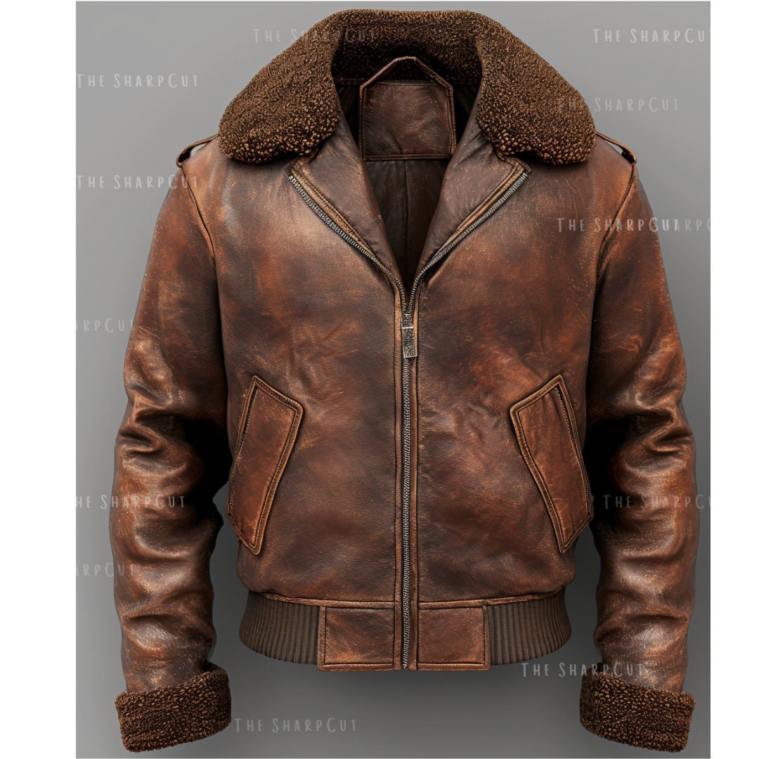 Aviator Jacket Pilot Bomber Jacket Handmade Distressed Cowhide Leather ...