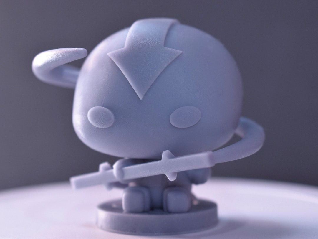 Aang ATLA Chibi Fanart 3D Printed Resin Figure - Etsy
