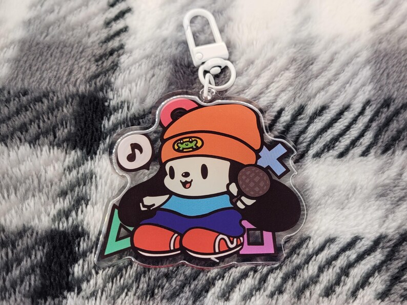 Parappa the Rapper Acrylic Charm Keychain Fan Art - Etsy