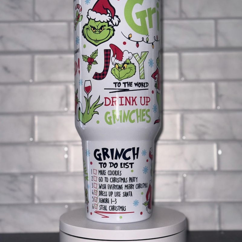 Grinch cup - Etsy