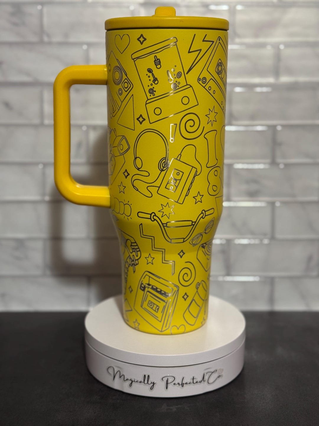 80s Retro Tumbler: Laser Engraved Throwback Design - Etsy