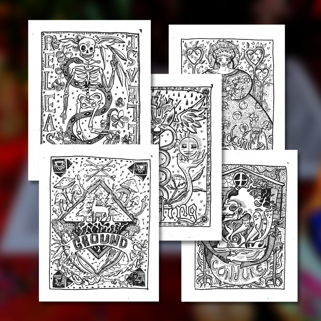 Book of Coloring Spells Printable Digital Download - Etsy Canada