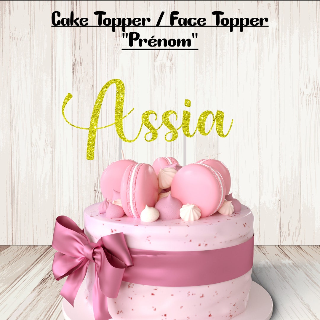 Cake Topper, First Name Cake Topper, Personalized Name Cake Topper ...
