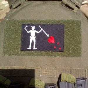 Blackbeard Jolly Roger Ukrainian Private Security Occult Patch ...