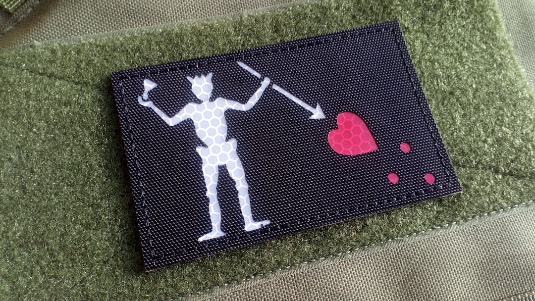 Blackbeard Jolly Roger Ukrainian Private Security Occult Patch ...