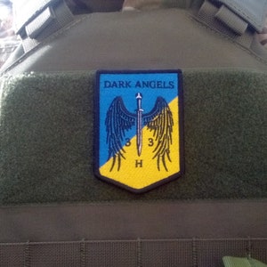 Ukrainian Dark Angels Patch British Foreign Volunteer Unit - Etsy