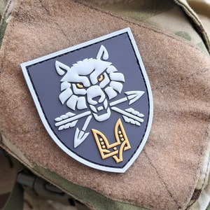 Ukrainian Special Operations Force SOF Morale 3D PVC Patch - Support ...