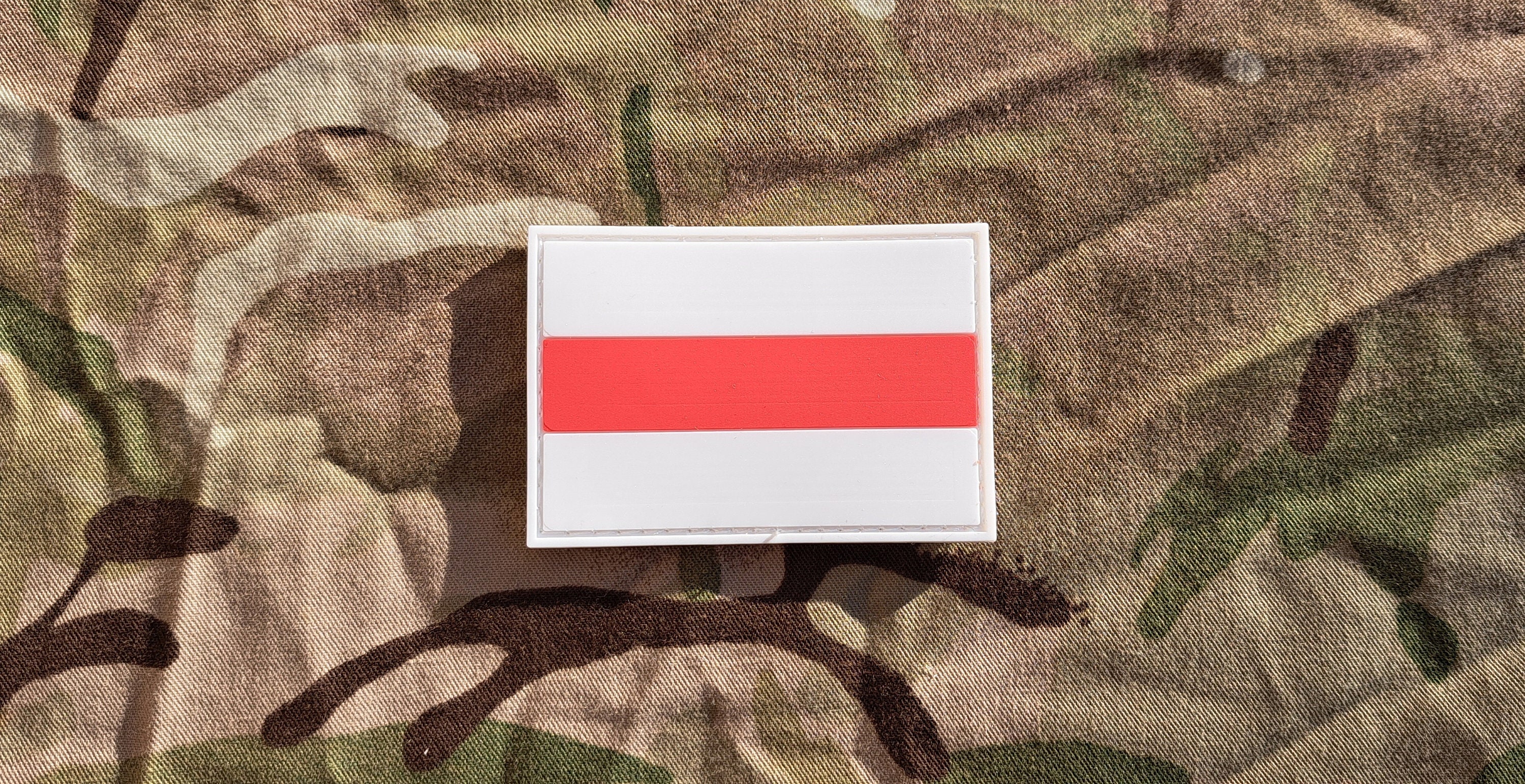 Belarus White Red Flag PVC Patch Belarusian Opposition Peace - Etsy Canada