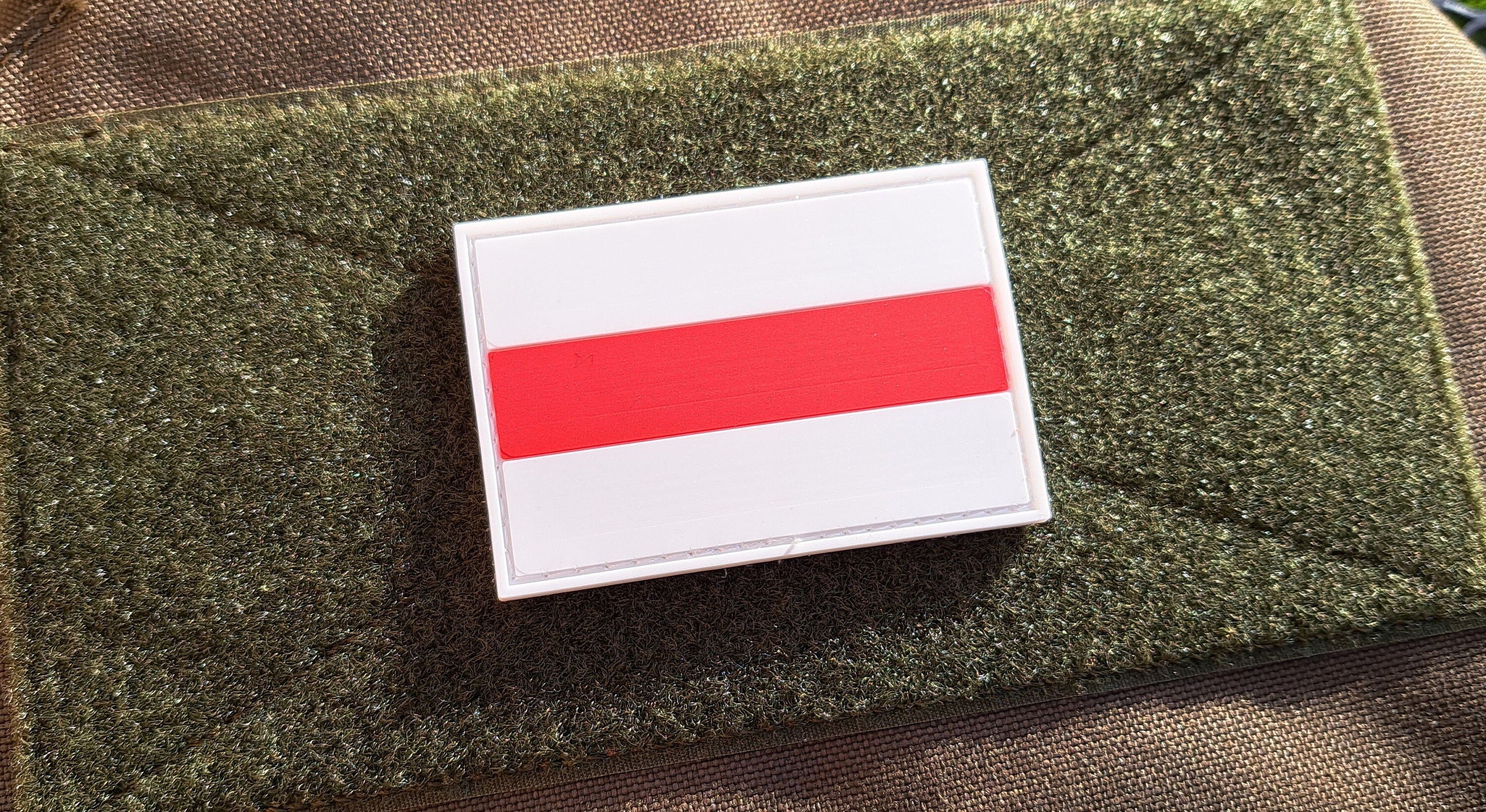 Belarus White Red Flag PVC Patch Belarusian Opposition Peace - Etsy Canada