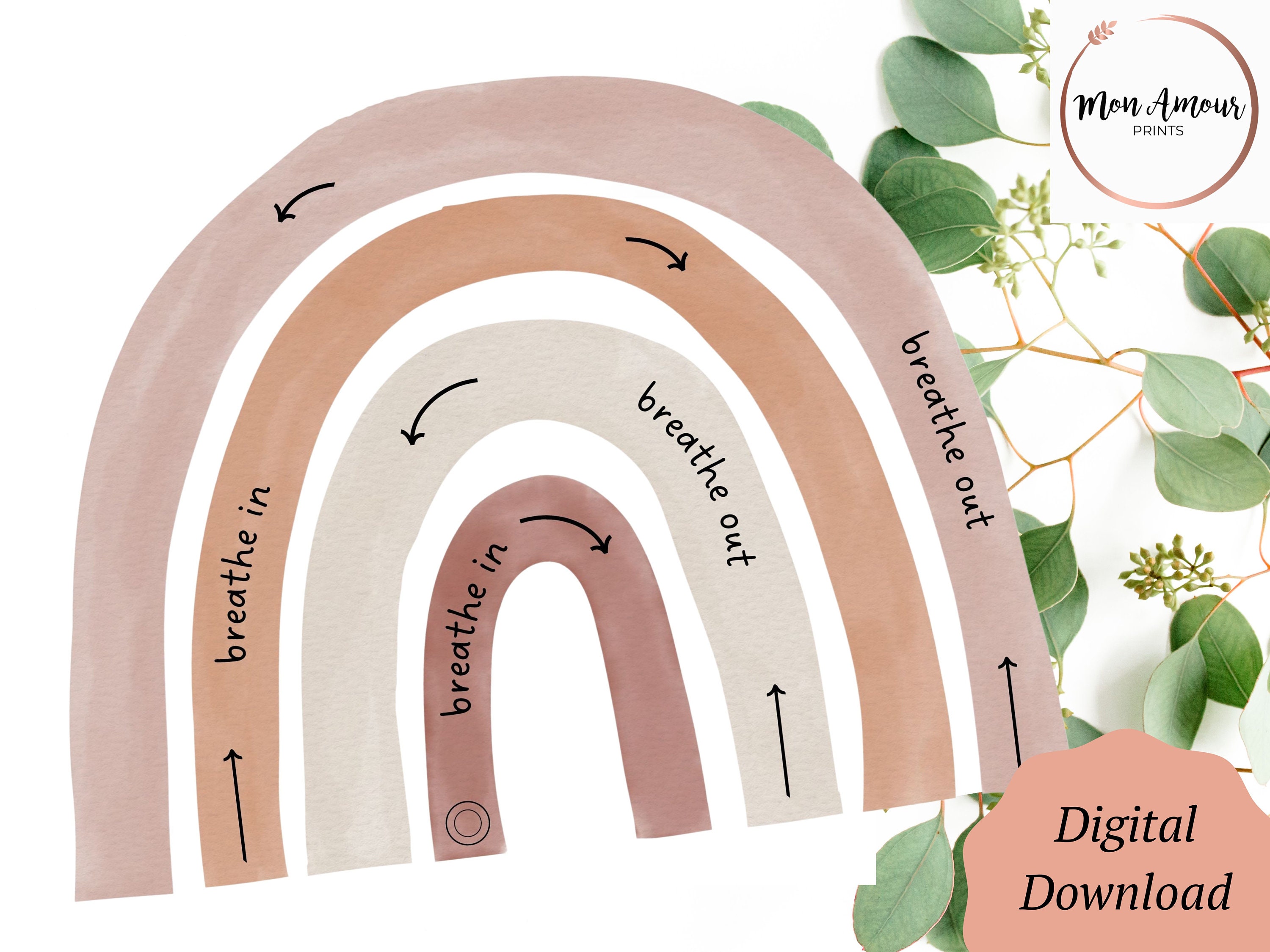 Deep Breathing for Children Breathing Technique Calming - Etsy