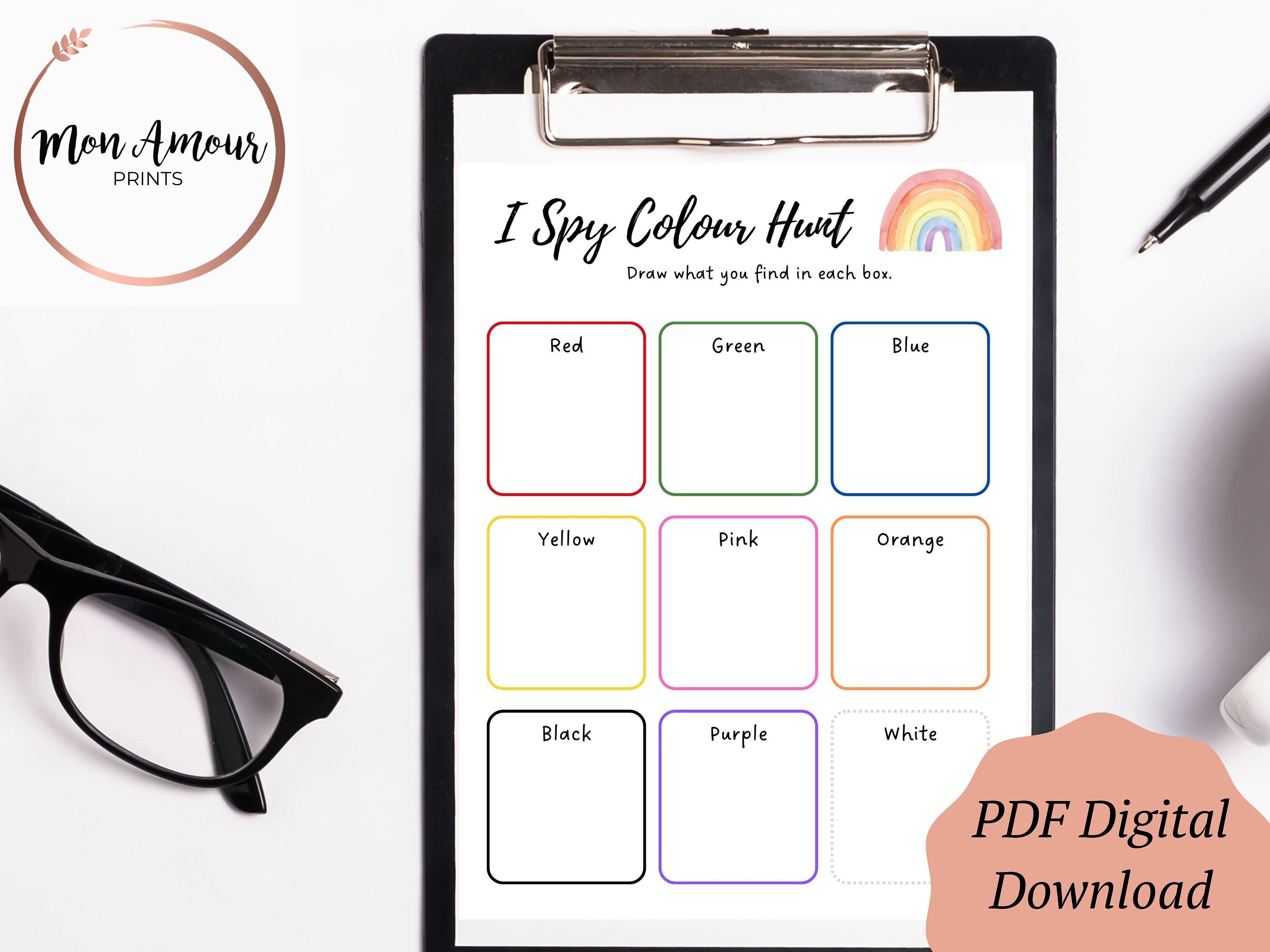 Colour Scavenger Hunt | Nature Colour Hunt | Forest School Game ...