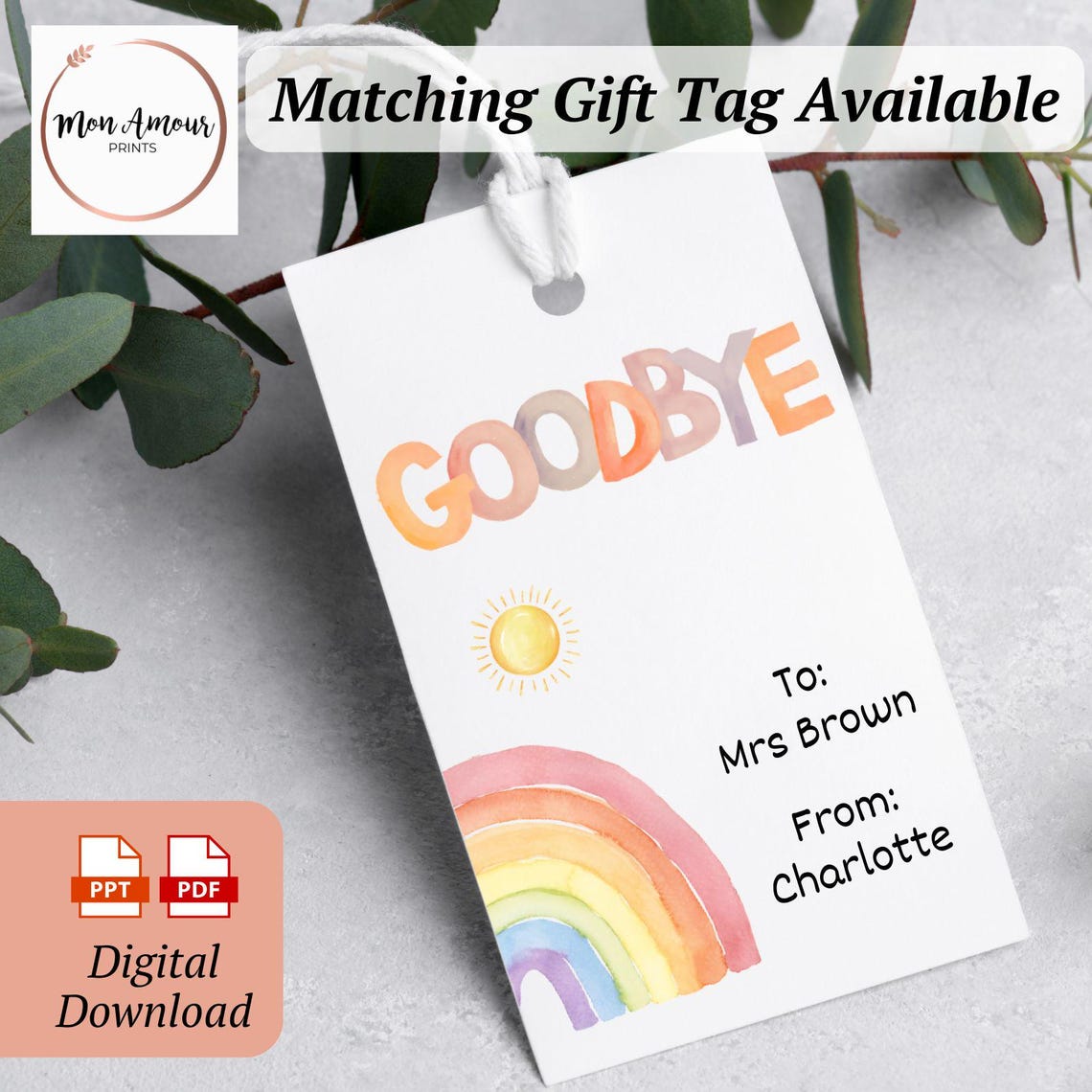 Editable End of Year Poem | Goodbye Print for Students | End of School ...