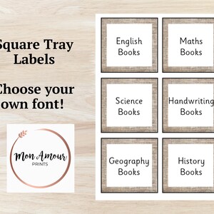 Editable Classroom Display Pack | Signs & Bunting | Hessian Bulletin ...