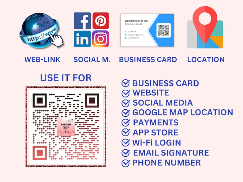 Design Custom QR Code, Professional Custom QR Code With Logo, Website ...