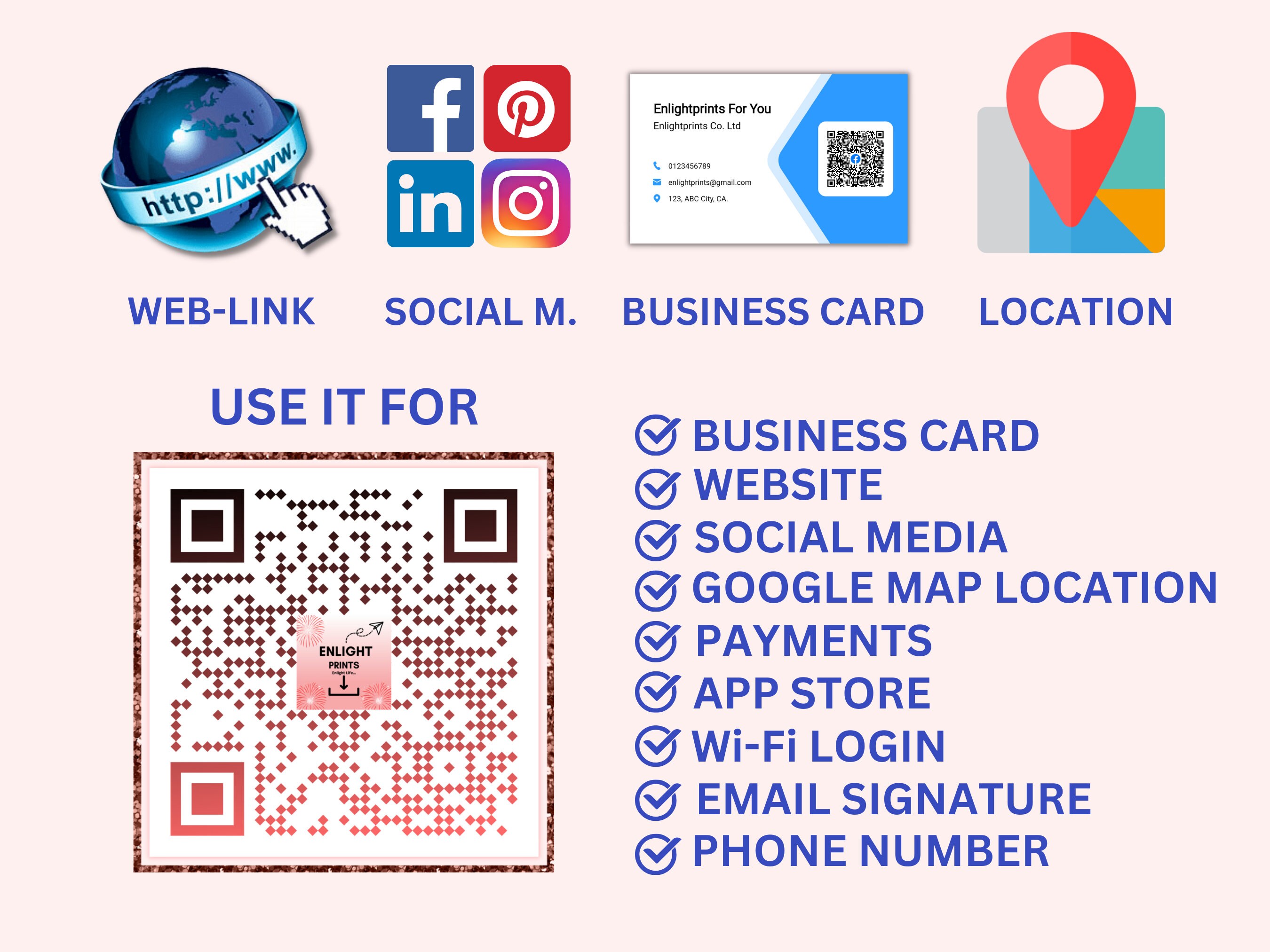 Digital Custom QR Code, Logo QR Code, Website QR Code, Social Media Qr Code, Instagram Qr Code ...