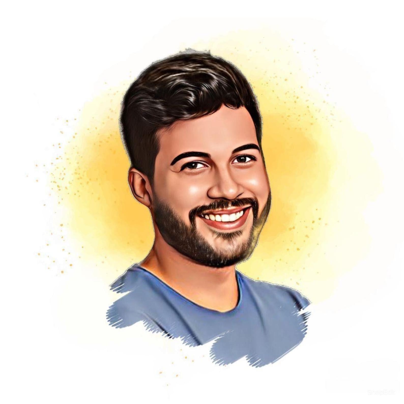 Custom Cartoon Portrait From Photo, Unique Social Media Avatar (digital ...