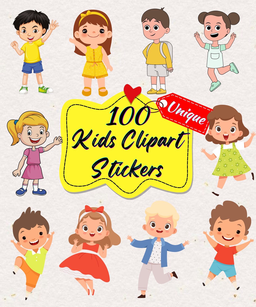 Kids Clipart, Kids PNG, Cute Kids Children Clipart, Cartoon Kids ...
