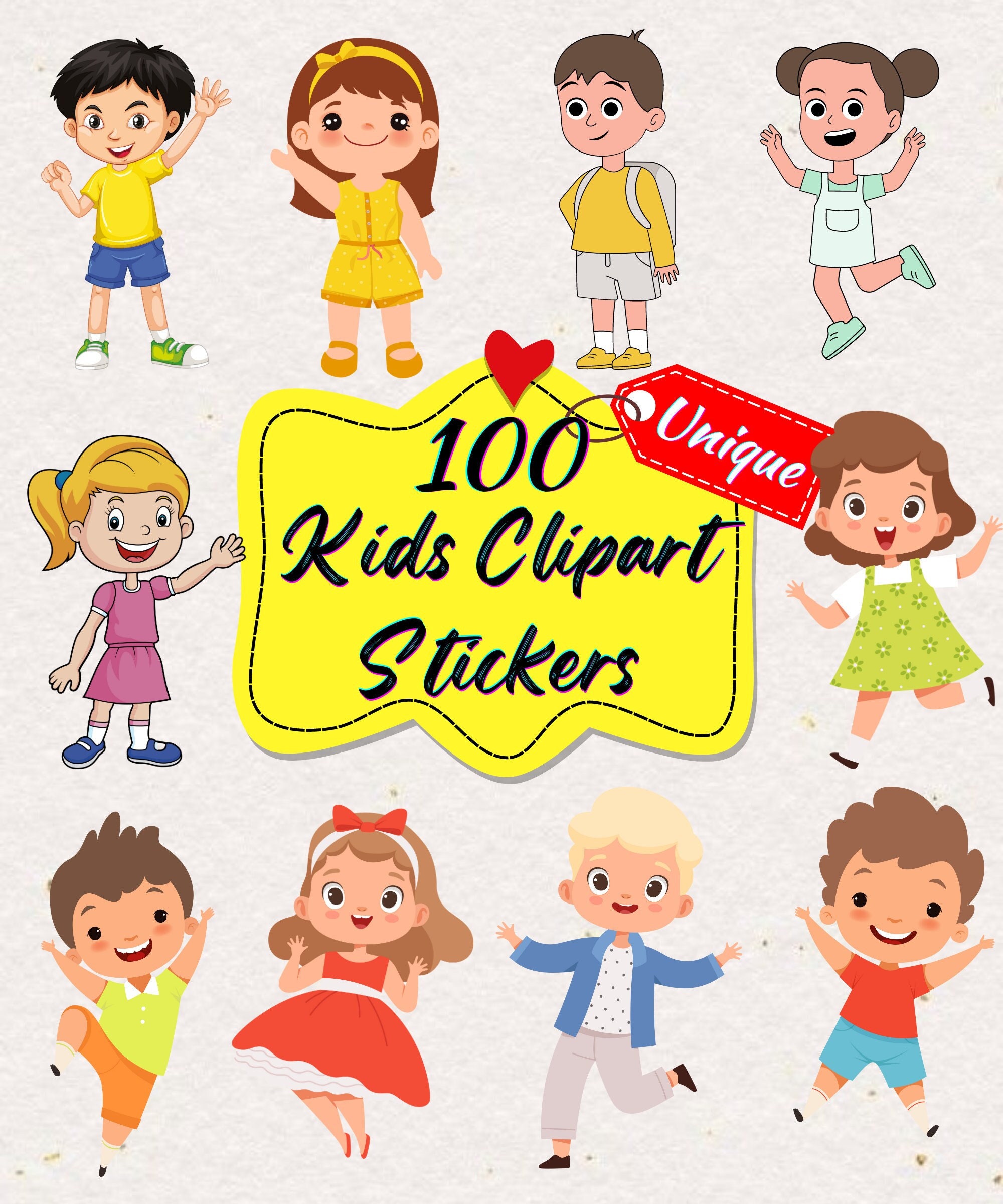 Kids Clipart, Kids PNG, Cute Kids Children Clipart, Cartoon Kids ...