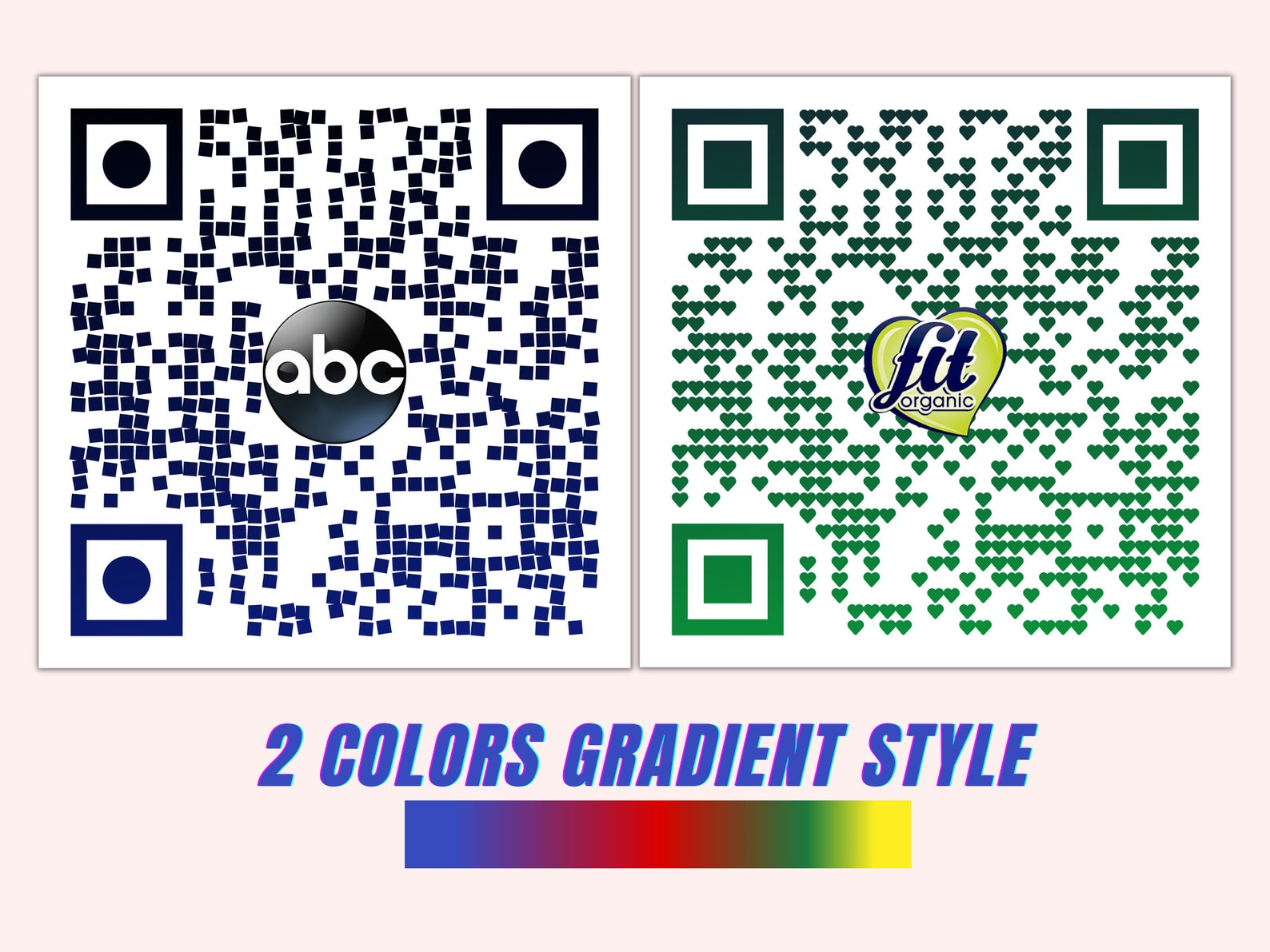 Custom QR Code, Qr Code With Logo (PNG, SVG) - Etsy