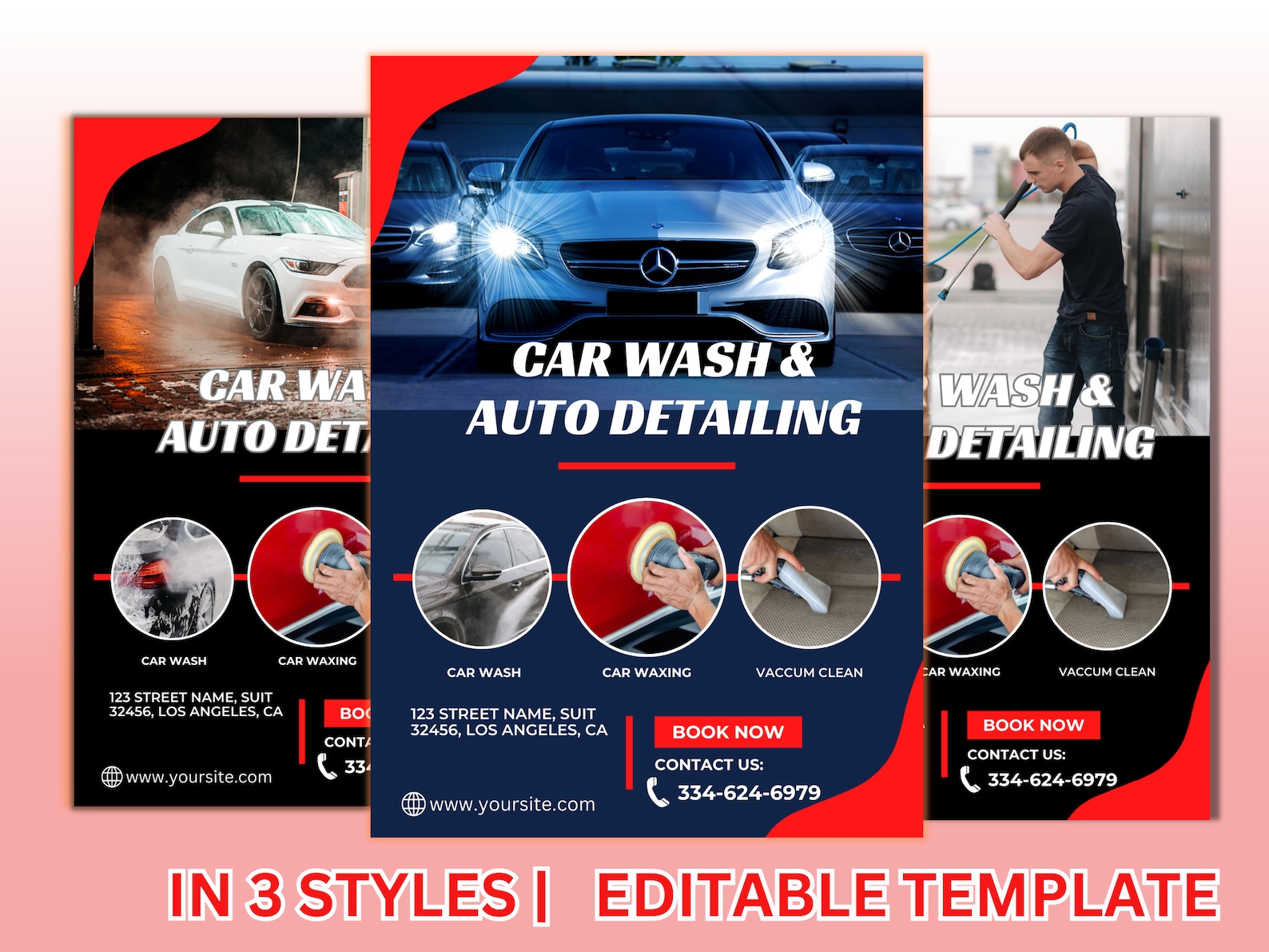 Car Wash Flyer Template, Car Detailing Flyer, Auto Detailing ...