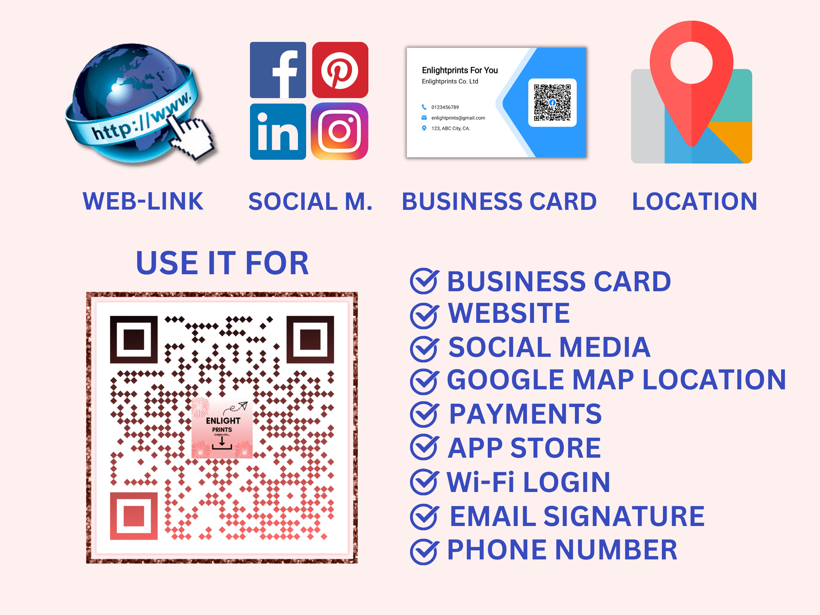 Custom QR Code, Gradient QR Code, Website QR Code, Social Media Qr Code ...