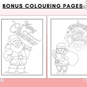 Letter to Santa Coloring Page | Printable Dear Santa Letter | Christmas ...