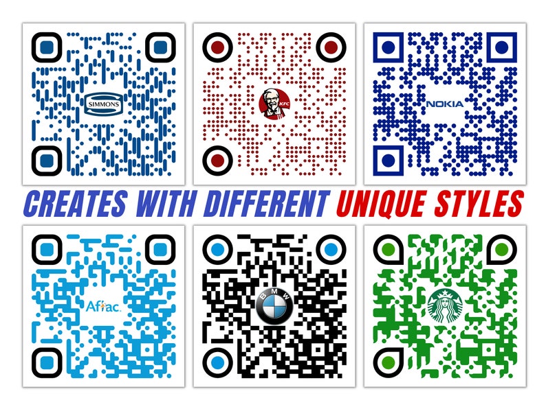 Design Custom QR Code, Professional Custom QR Code With Logo, Website ...