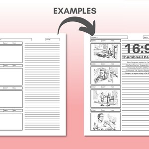 Storyboard Template, Story Board Planner Video Planner, Film Planner ...