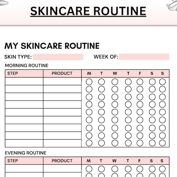 Skincare Journal - Etsy