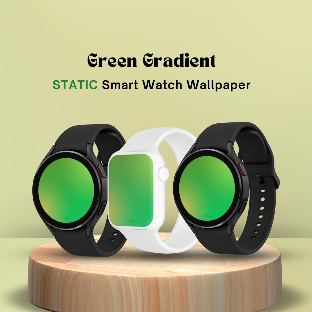 Green Gradient Smart Watch Wallpaper | Instant Digital Download ...