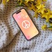 Boho Chic Peace Red Gradient Lock Screen Download INSTANT iPhone ...