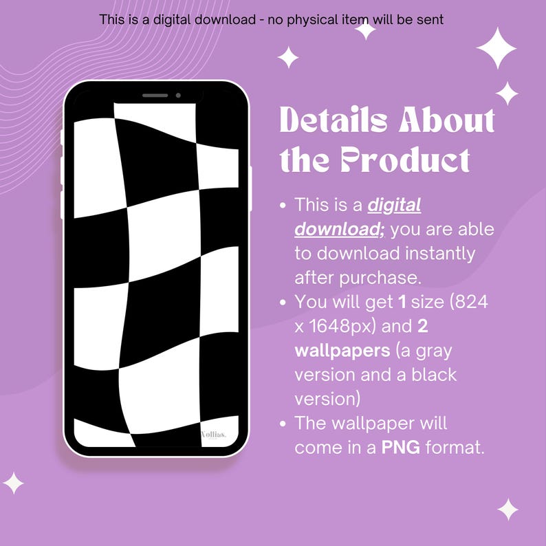 Checkered Boox Palma Wallpaper | E-reader Background | Retro Aesthetic ...