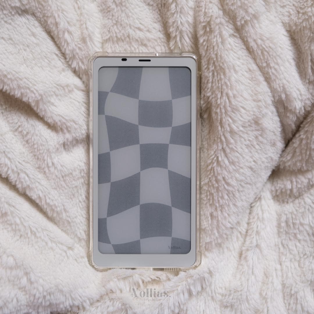 Checkered Boox Palma Wallpaper | E-reader Background | Retro Aesthetic ...