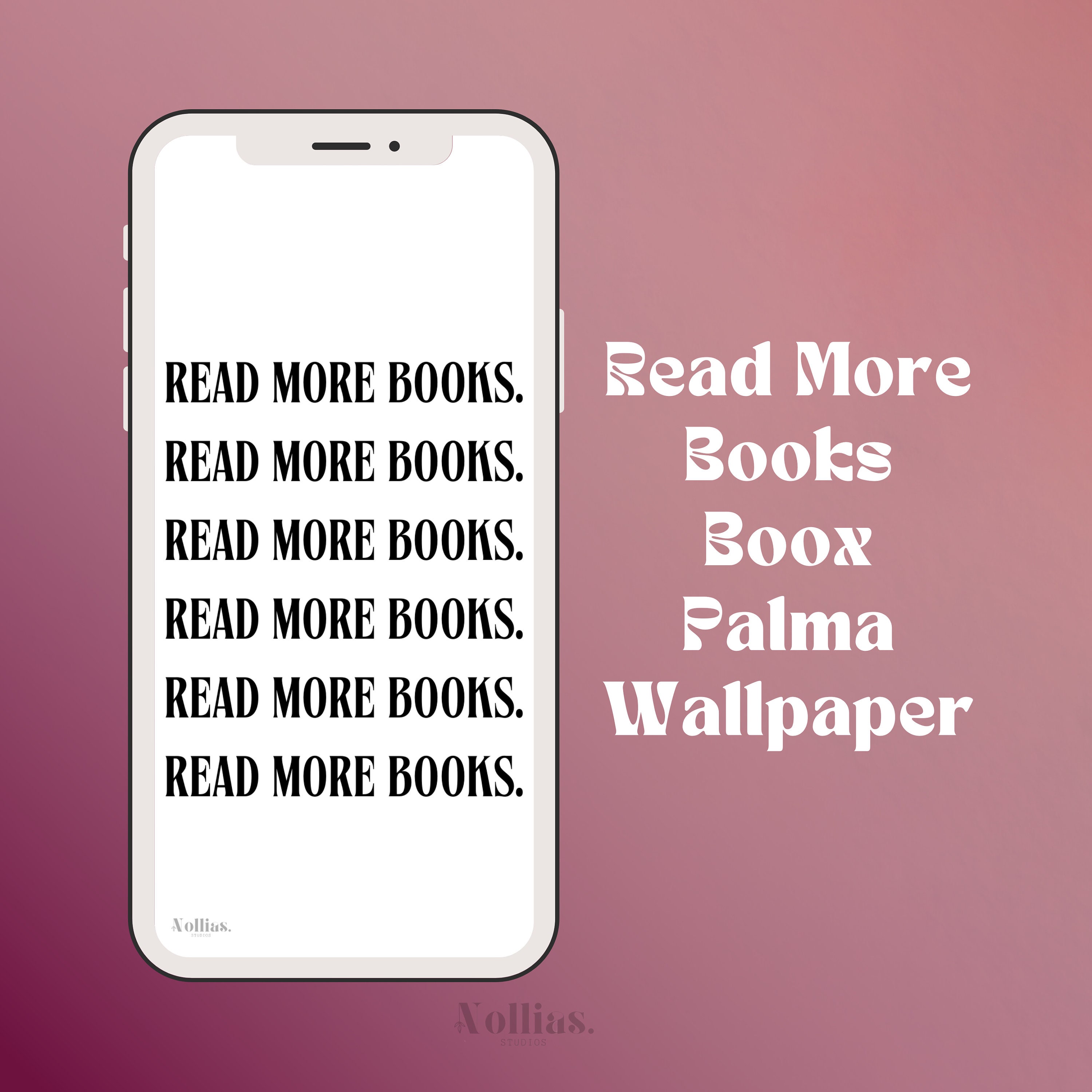Read More Books Palma Wallpaper E-reader Background Book Aesthetic - Etsy