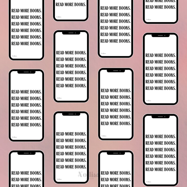 Read More Books Palma Wallpaper E-reader Background Book Aesthetic - Etsy