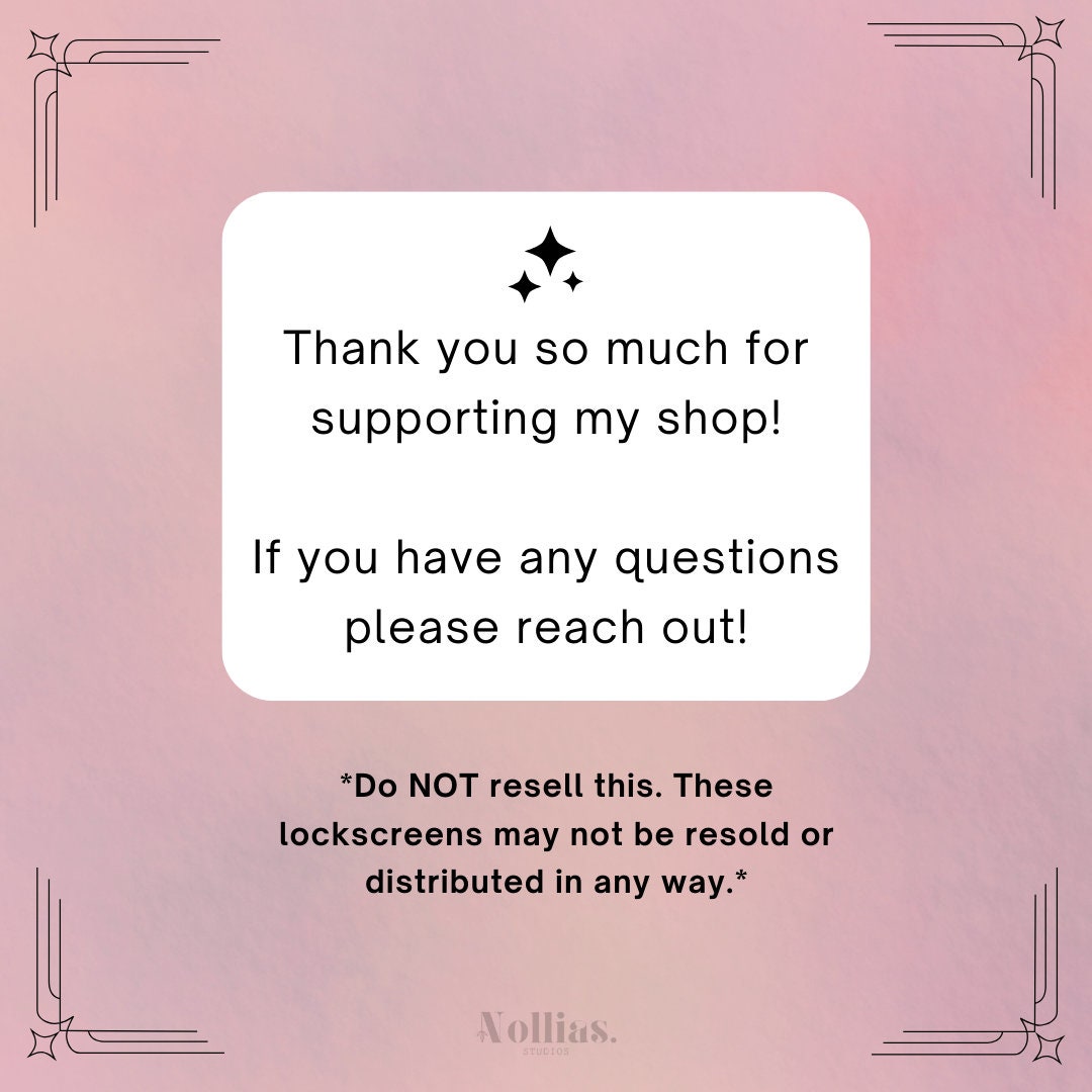 Boho Chic Peace Red Gradient Lock Screen Download INSTANT iPhone ...