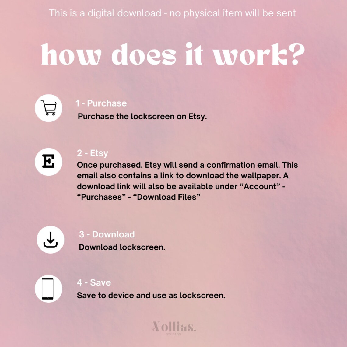 Boho Chic Peace Red Gradient Lock Screen Download INSTANT iPhone ...