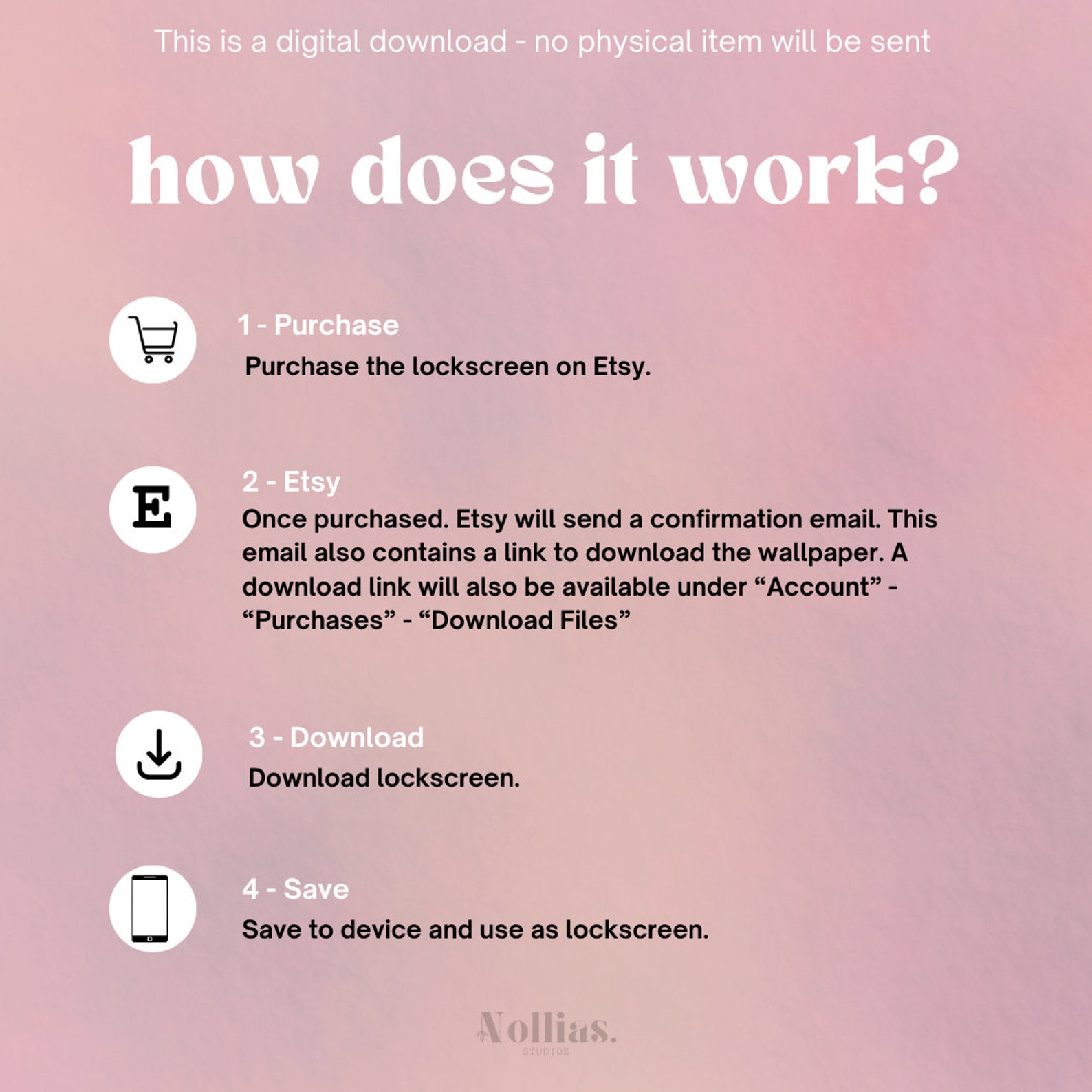 Boho Chic Peace Red Gradient Lock Screen Download INSTANT iPhone ...