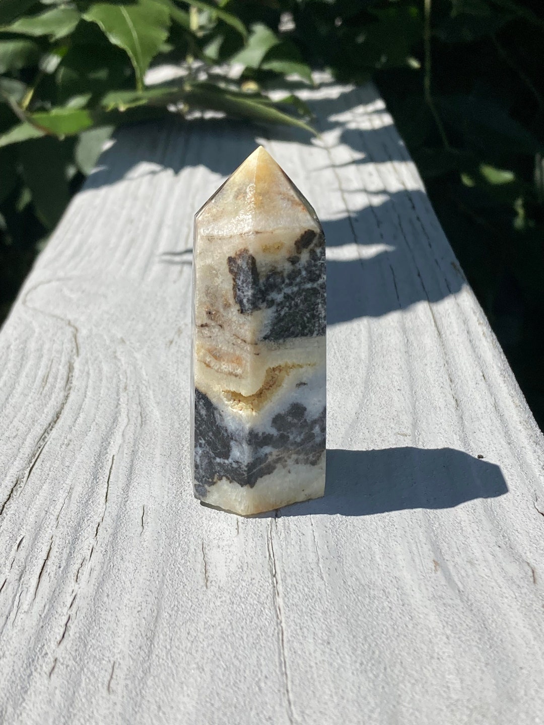 Zebra Stone Tower-crystals/healing Crystals/metaphysical Crystals ...