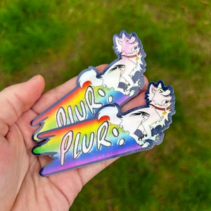 Scene Furry 2000’s “PLUR” Sticker - Etsy