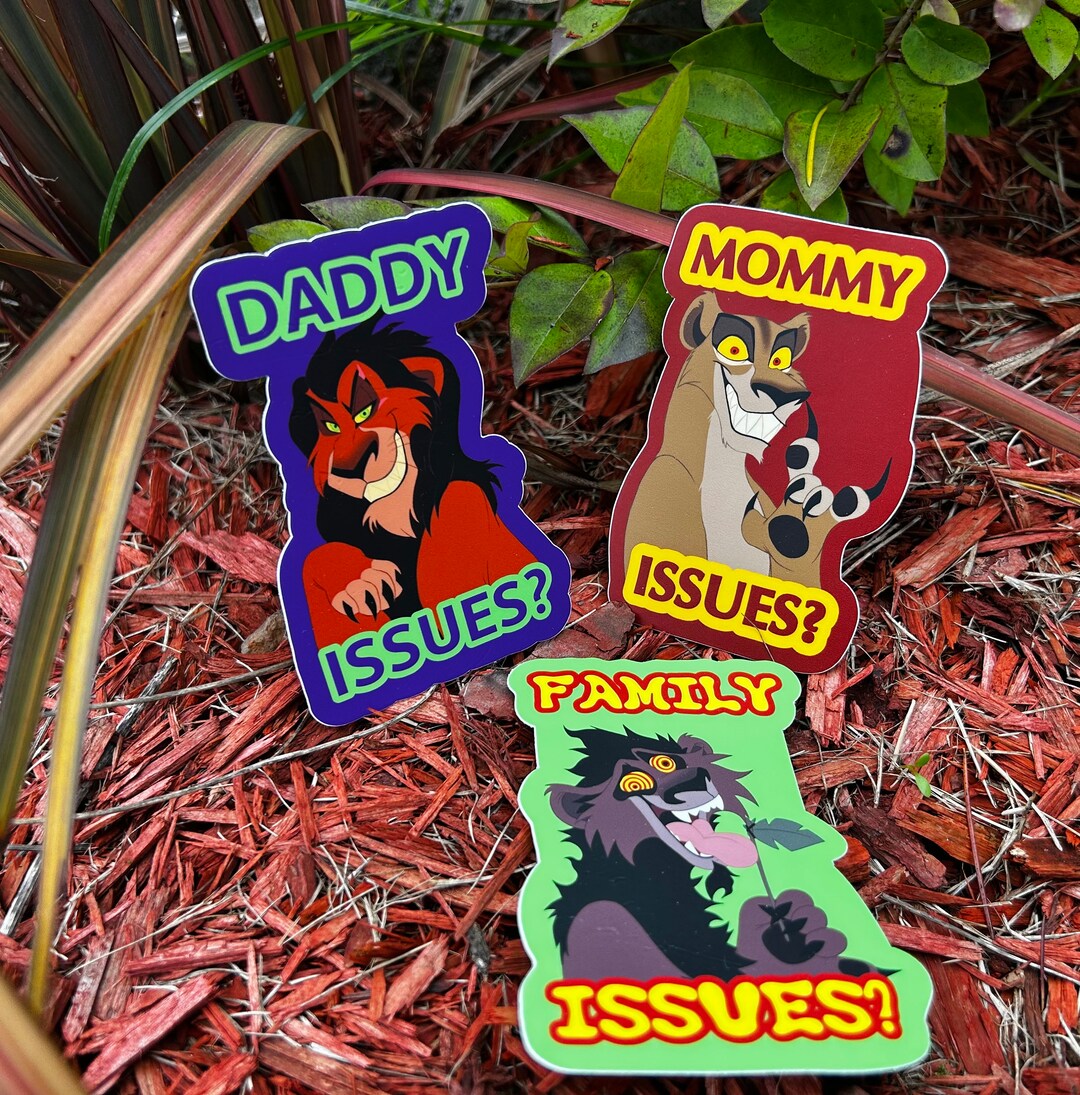 Furry 2000s TLK Lion King 2 Parody “got Issues?” Stickers - Etsy