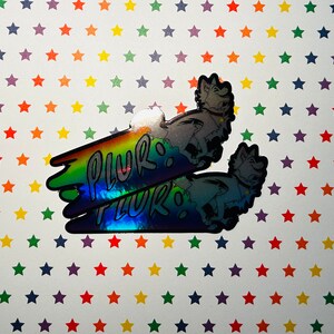 Scene Furry 2000’s “PLUR” Sticker - Etsy