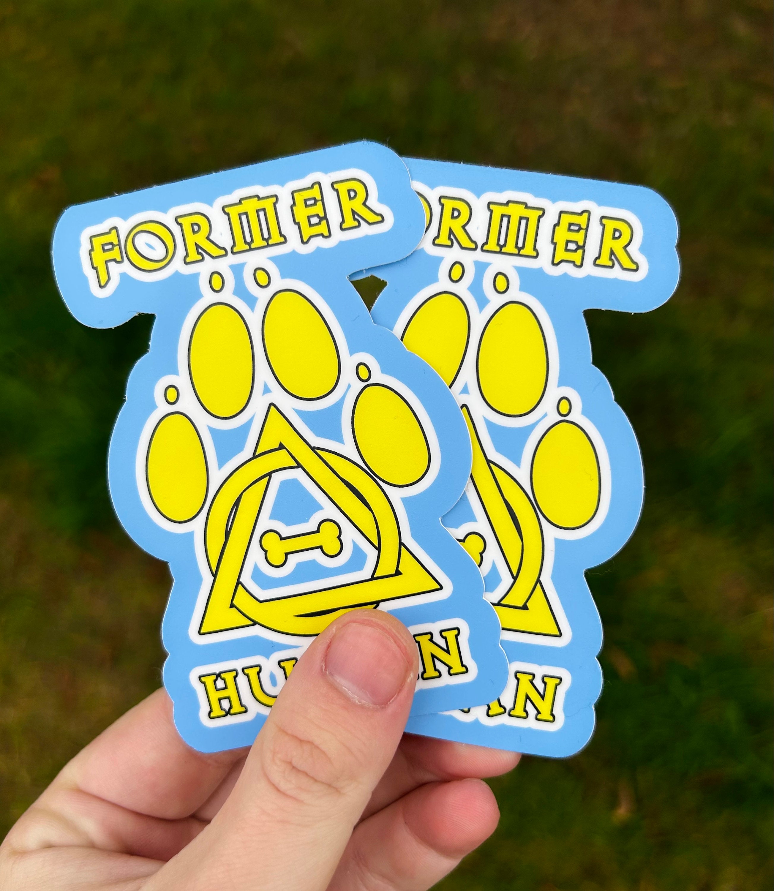 Therian Furry Otherkin former Human Stickers - Etsy
