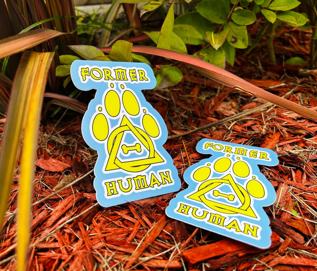 Therian Furry Otherkin former Human Stickers - Etsy