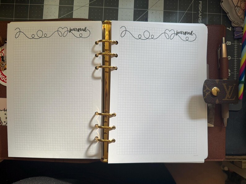 A5 Decorative Journal Page Printable - Etsy