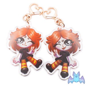 Ruby Gloom Characters - Acrylic Keychain / Charms - Etsy