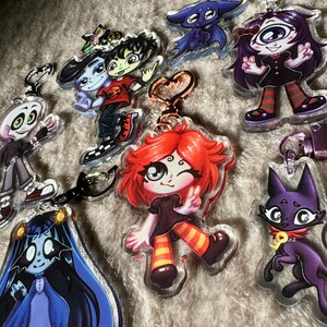 Ruby Gloom Characters - Acrylic Keychain / Charms - Etsy