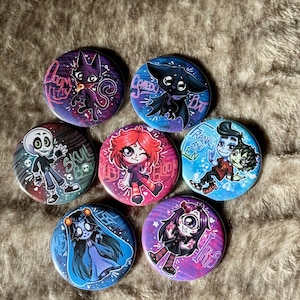 Ruby Gloom Characters - Acrylic Keychain / Charms - Etsy