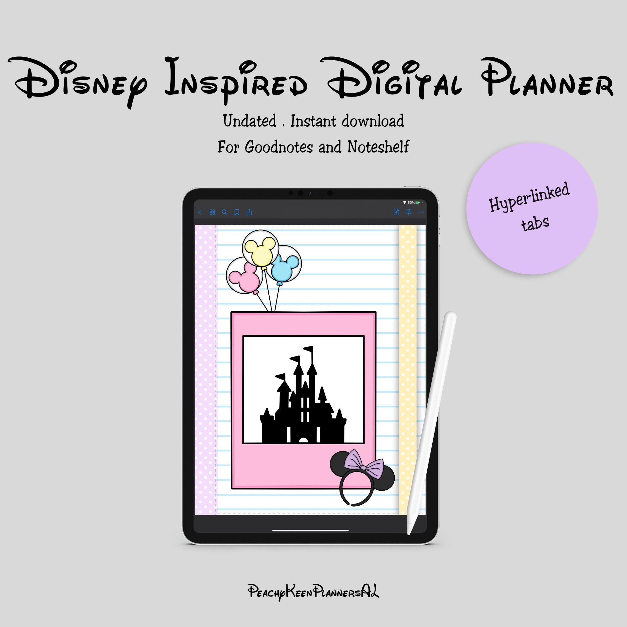 MK Inspired Digital Planner - Etsy